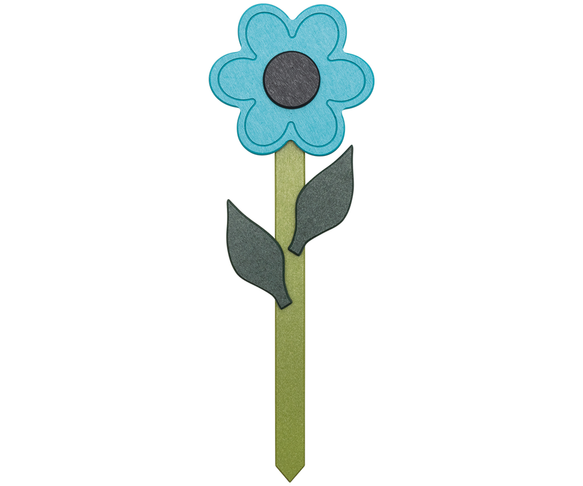 Flower with Stem - Round | Amish Oak & Cherry | Hickory, NC