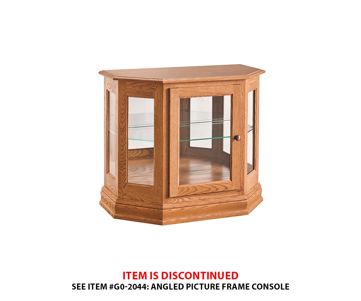 Angled Console | Amish Oak & Cherry | Hickory, NC