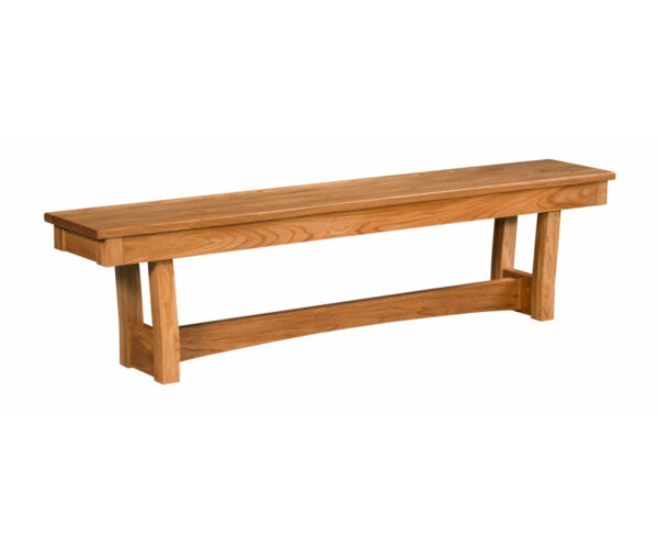 Ceresco Bench | Amish Oak & Cherry | Hickory, NC