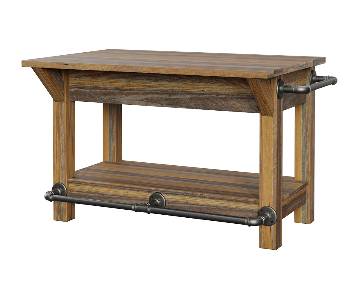 Barn Bar | Amish Oak & Cherry | Hickory, NC