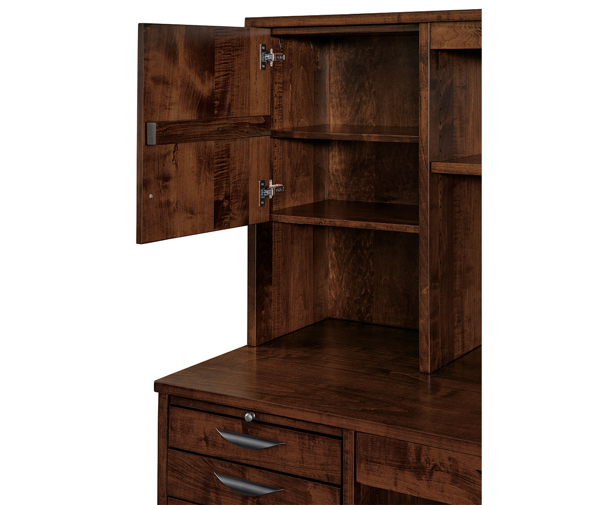 Century Desk & Topper | Amish Oak & Cherry | Hickory, NC