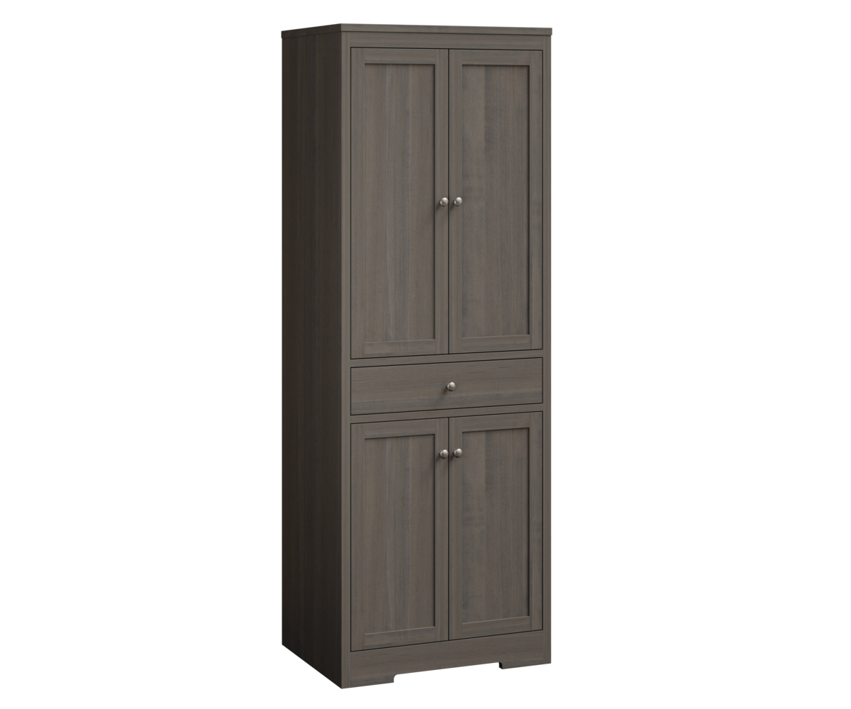 30" Modern Linen Cabinet | Amish Oak & Cherry | Hickory, NC
