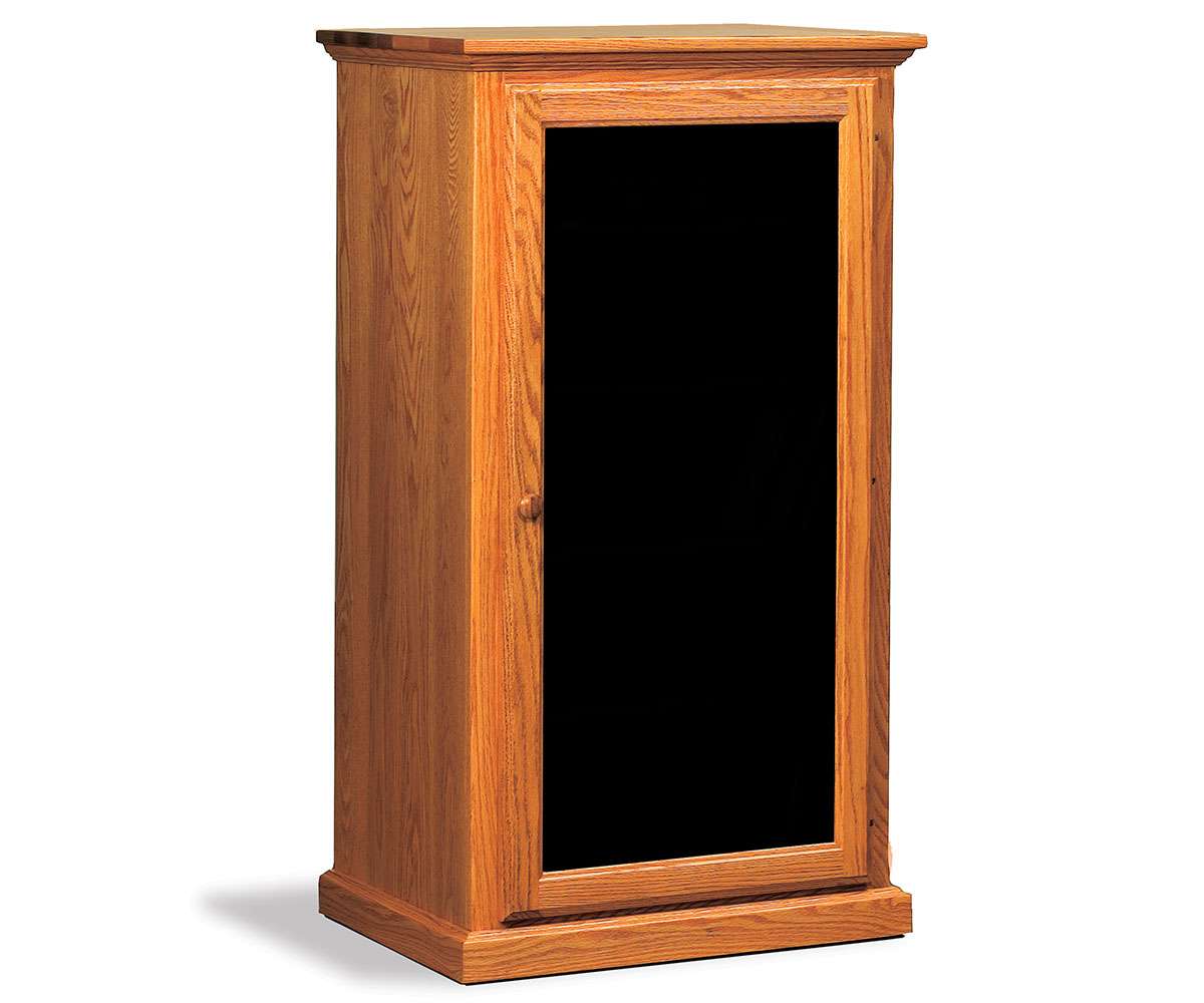 Classic Stereo Cabinet | Amish Oak & Cherry | Hickory, NC