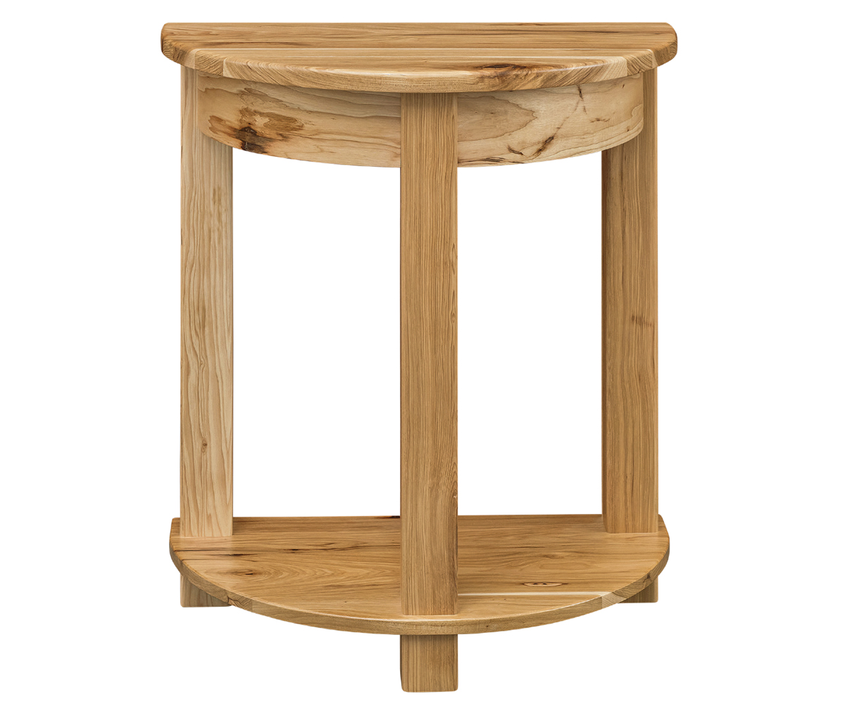 Royal Mission Half Round Table | Amish Oak & Cherry | Hickory, NC