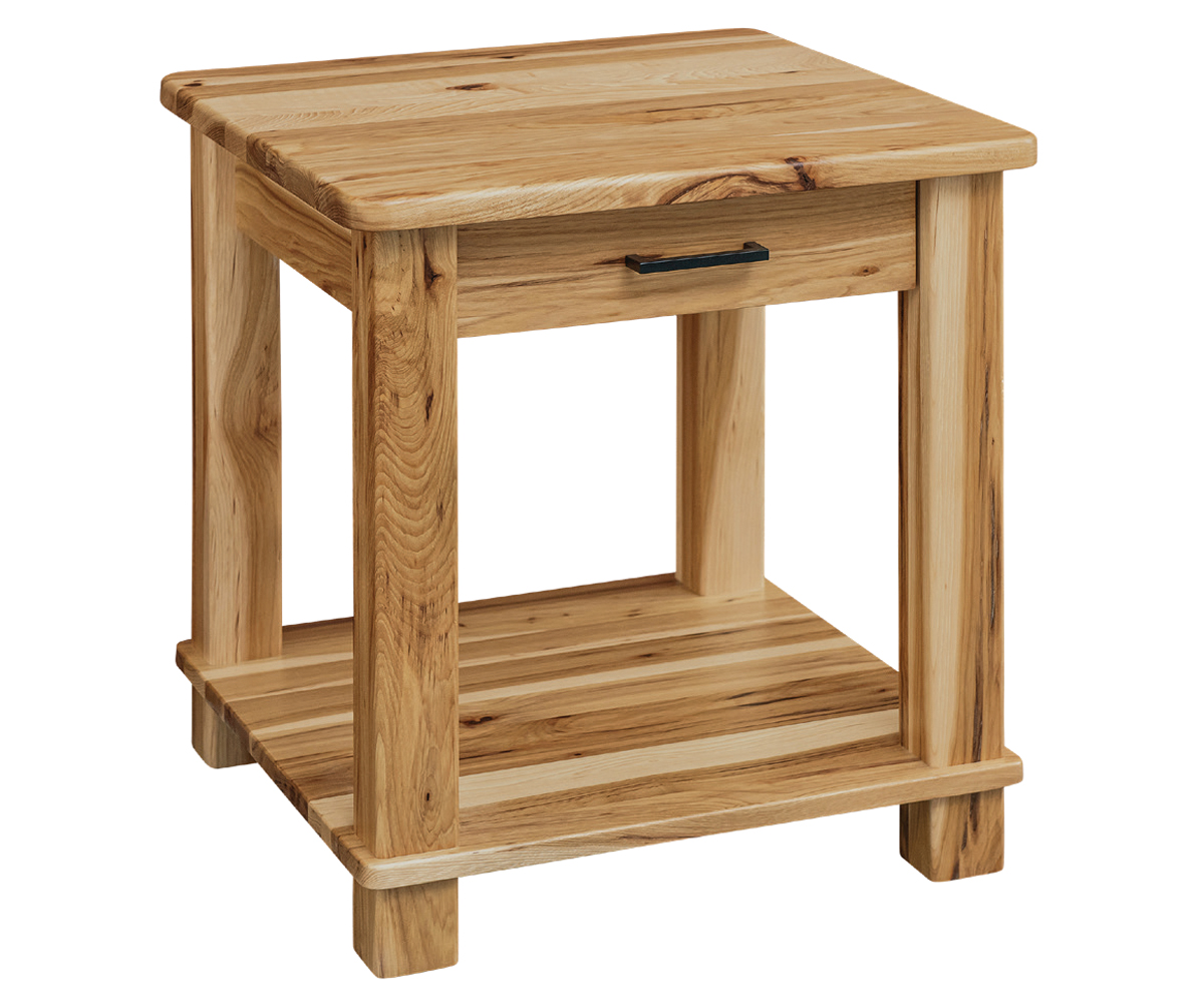 Royal Mission End Table | Amish Oak & Cherry | Hickory, NC