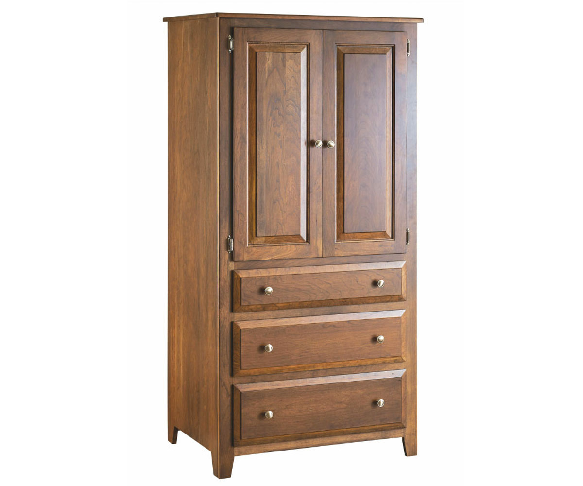Traditional Armoire | Amish Oak & Cherry | Hickory, NC