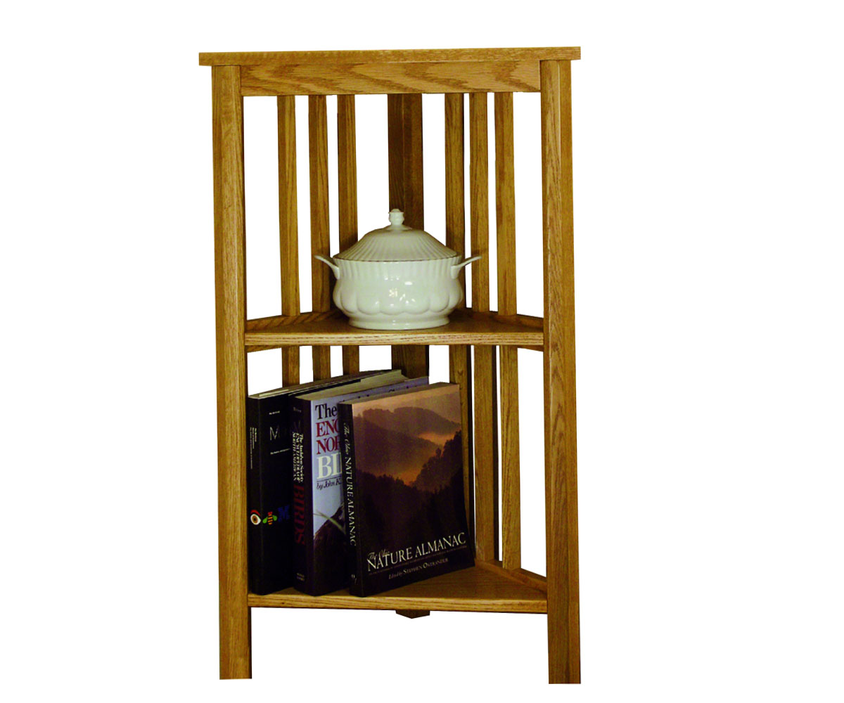 Mission Corner Unit | Amish Oak & Cherry | Hickory, NC
