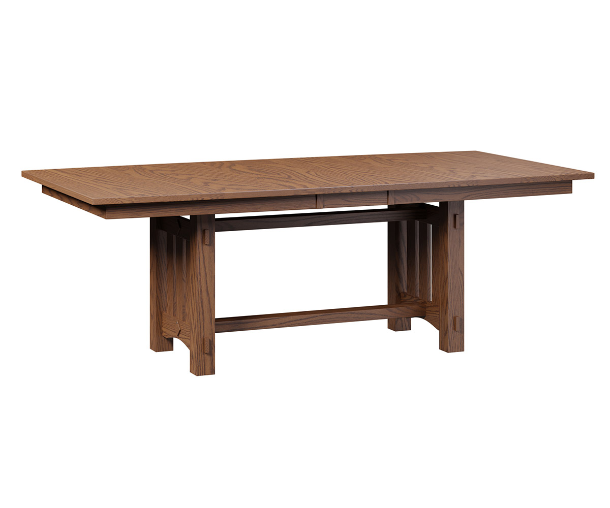 Accent Mission Table | Amish Oak & Cherry | Hickory, NC