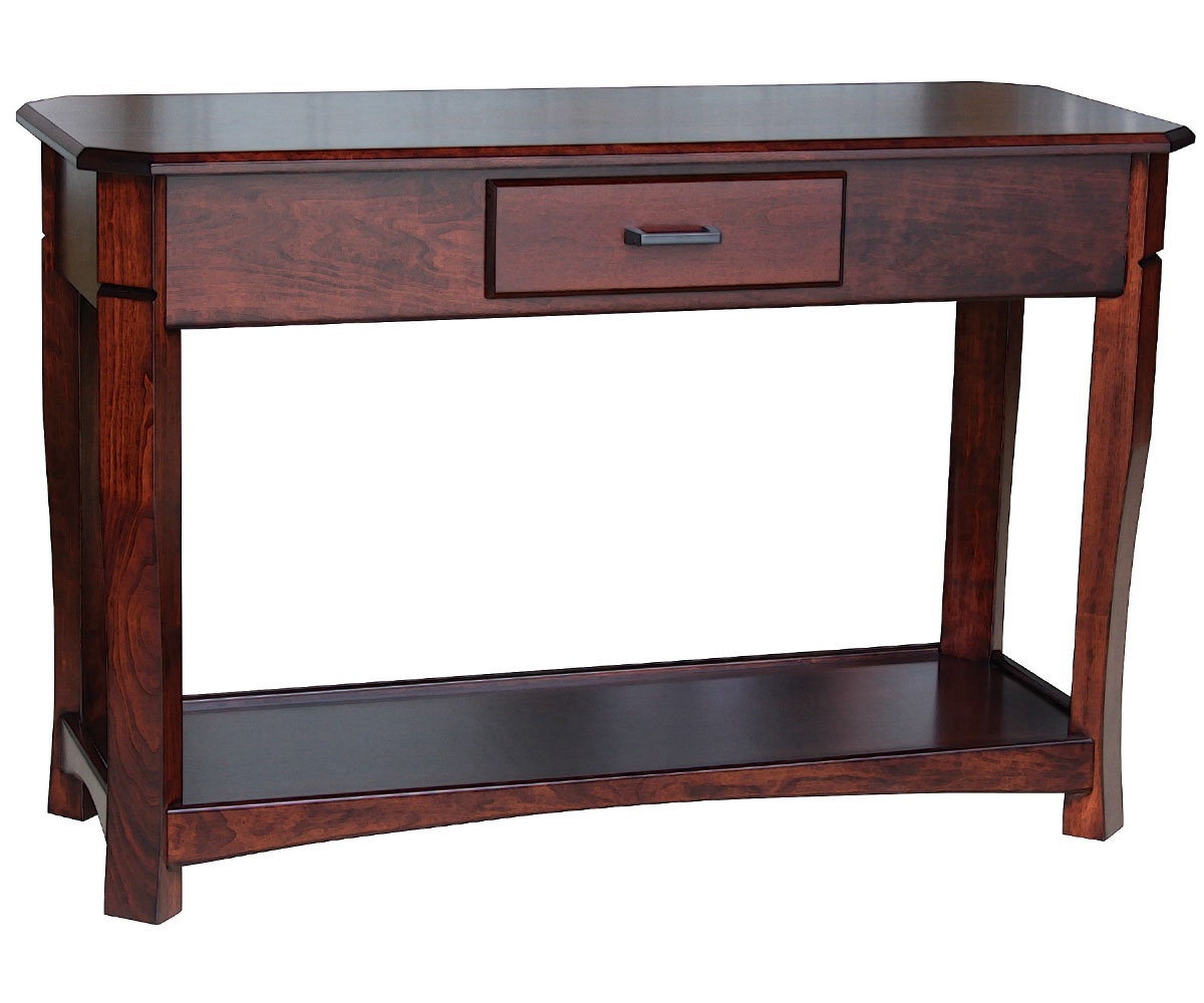 Hamlin Sofa Table | Amish Oak & Cherry | Hickory, NC