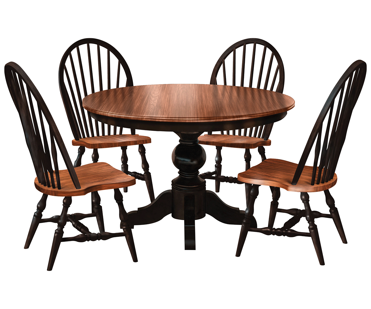 Kowan Table | Amish Oak & Cherry | Hickory, NC