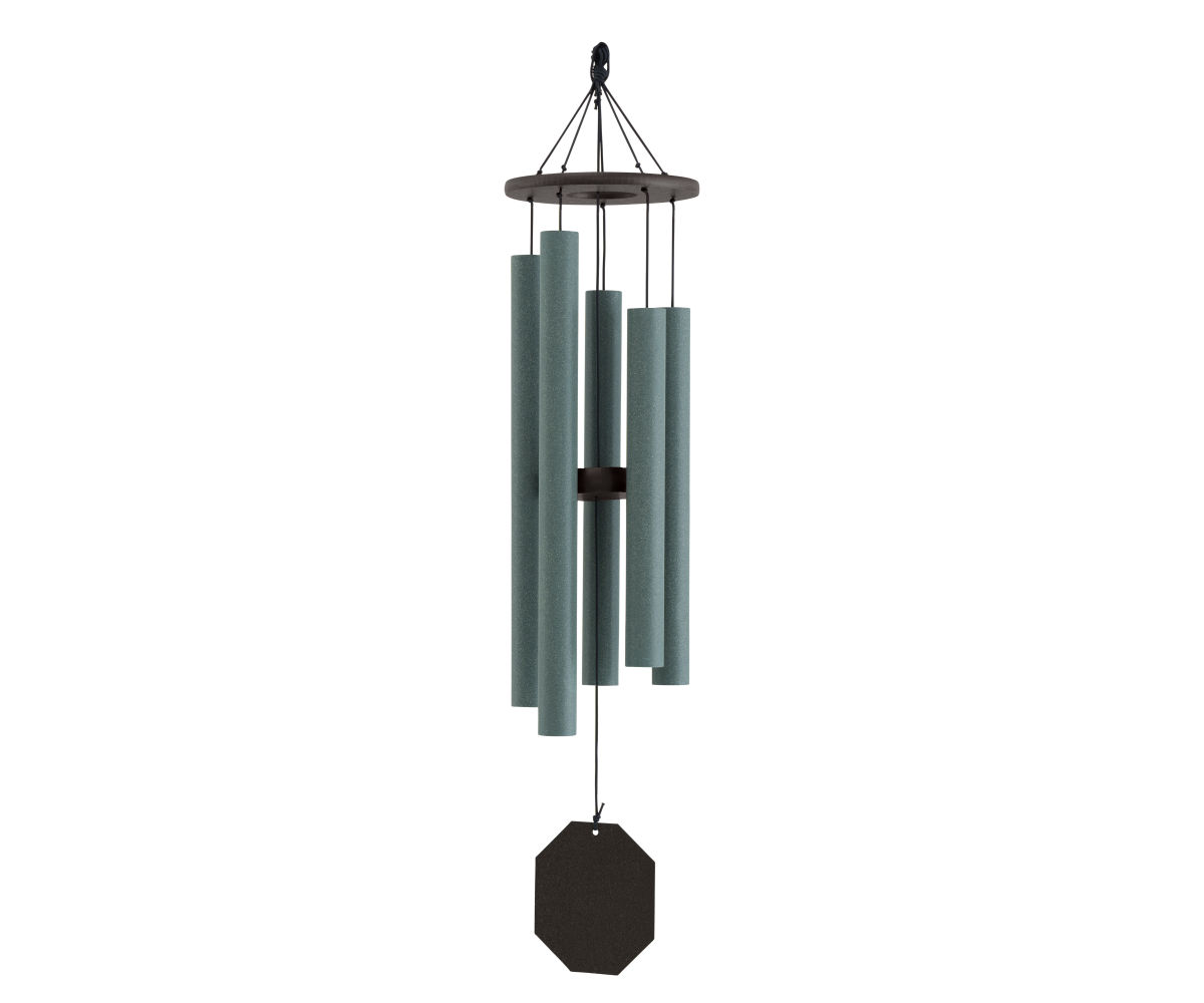 Solar Singer Wind Chime | Amish Oak & Cherry | Hickory, NC