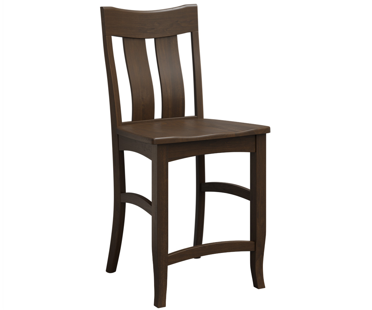 Magee Barchair | Amish Oak & Cherry | Hickory, NC