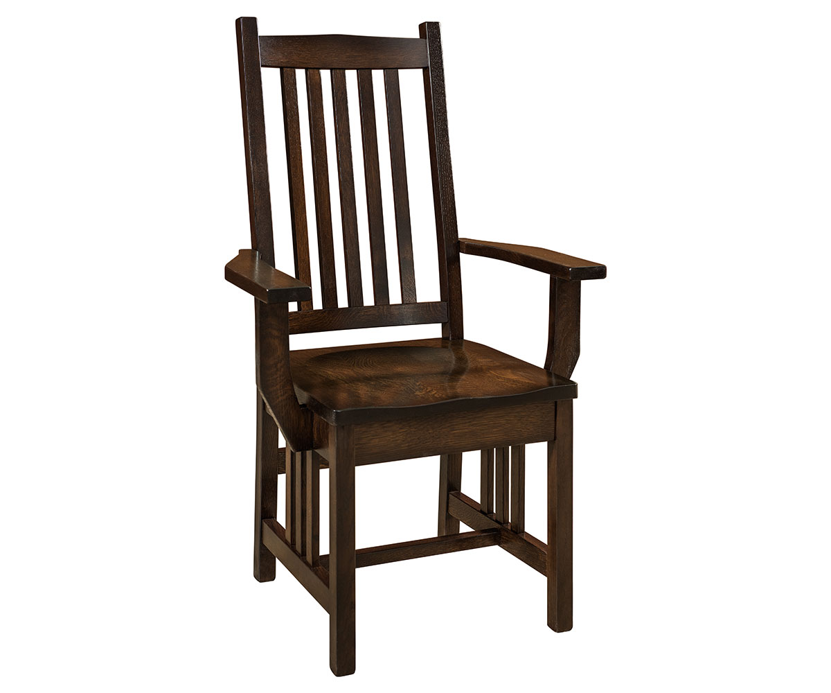 Mission Chair | Amish Oak & Cherry | Hickory, NC