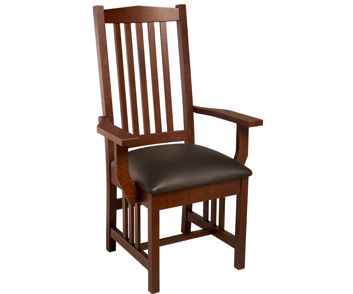 Mission Chair | Amish Oak & Cherry | Hickory, NC