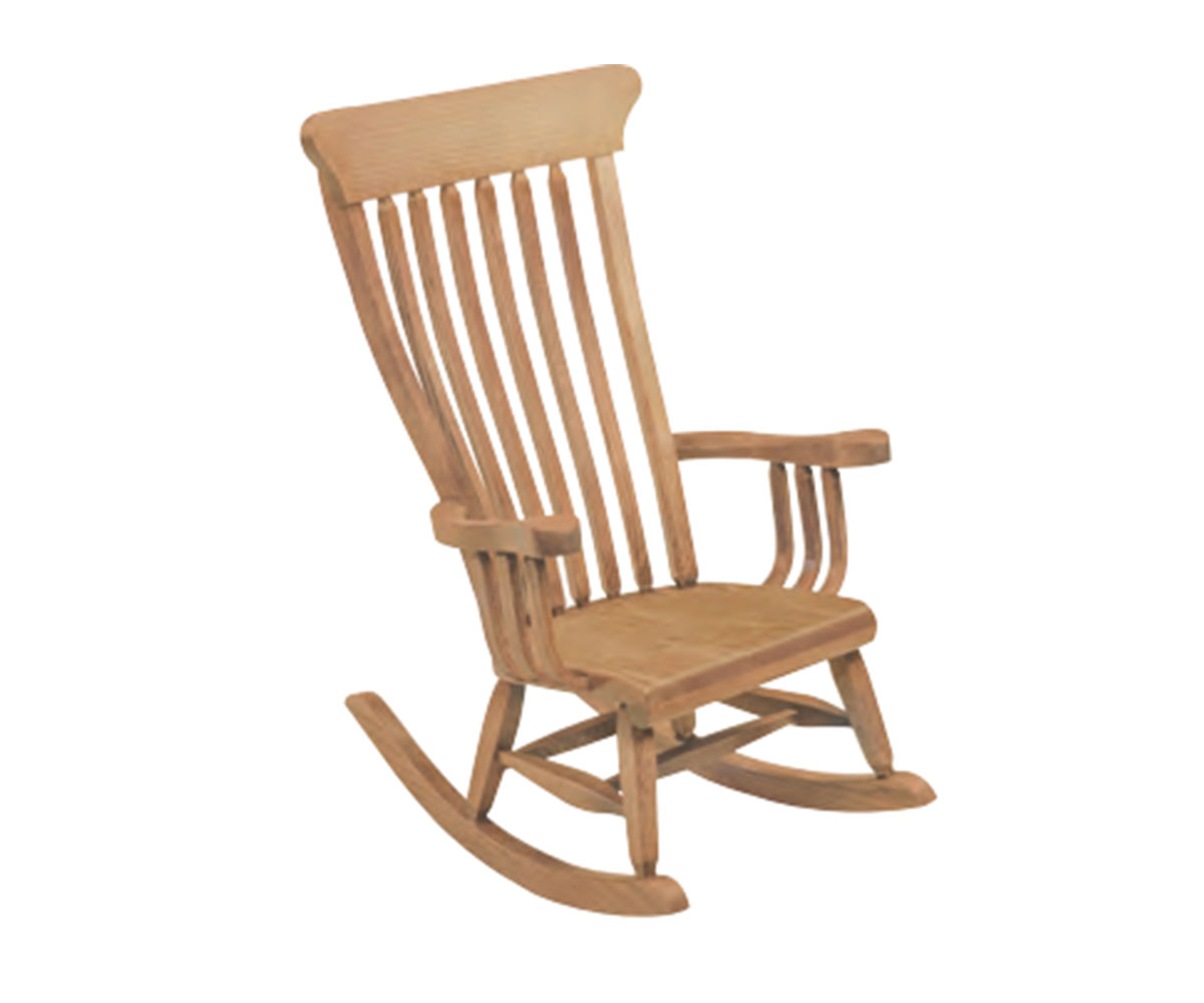 Child's Old South Rocker | Amish Oak & Cherry | Hickory, NC