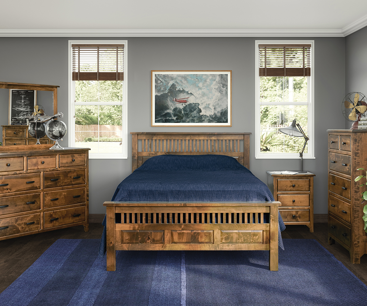 Old World Mission Collection | Amish Oak & Cherry | Hickory, NC