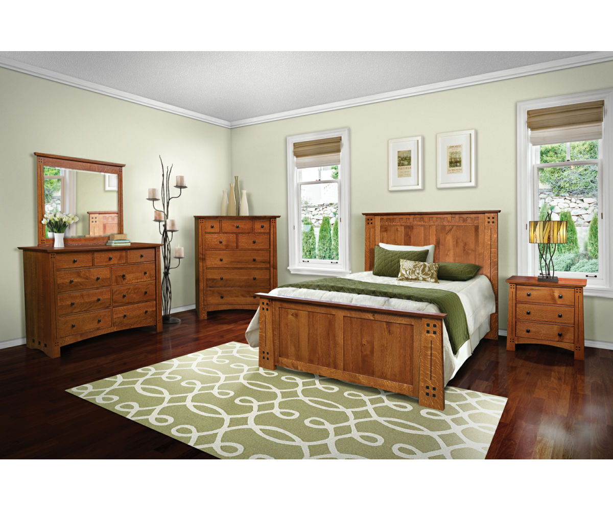 Olde Town Mission Collection | Amish Oak & Cherry | Hickory, NC