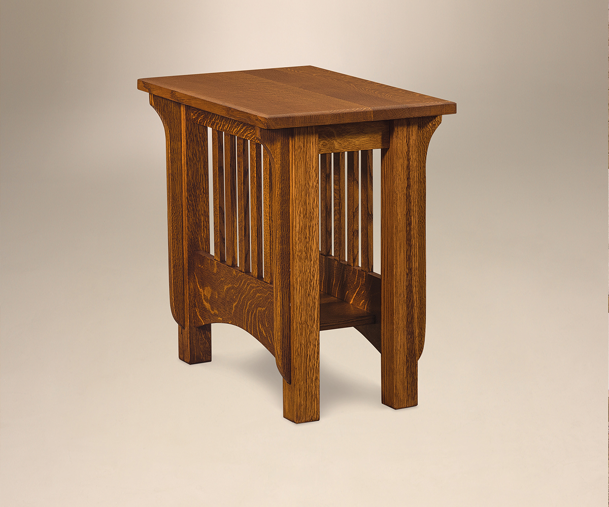 Pioneer End Table | Amish Oak & Cherry | Hickory, NC