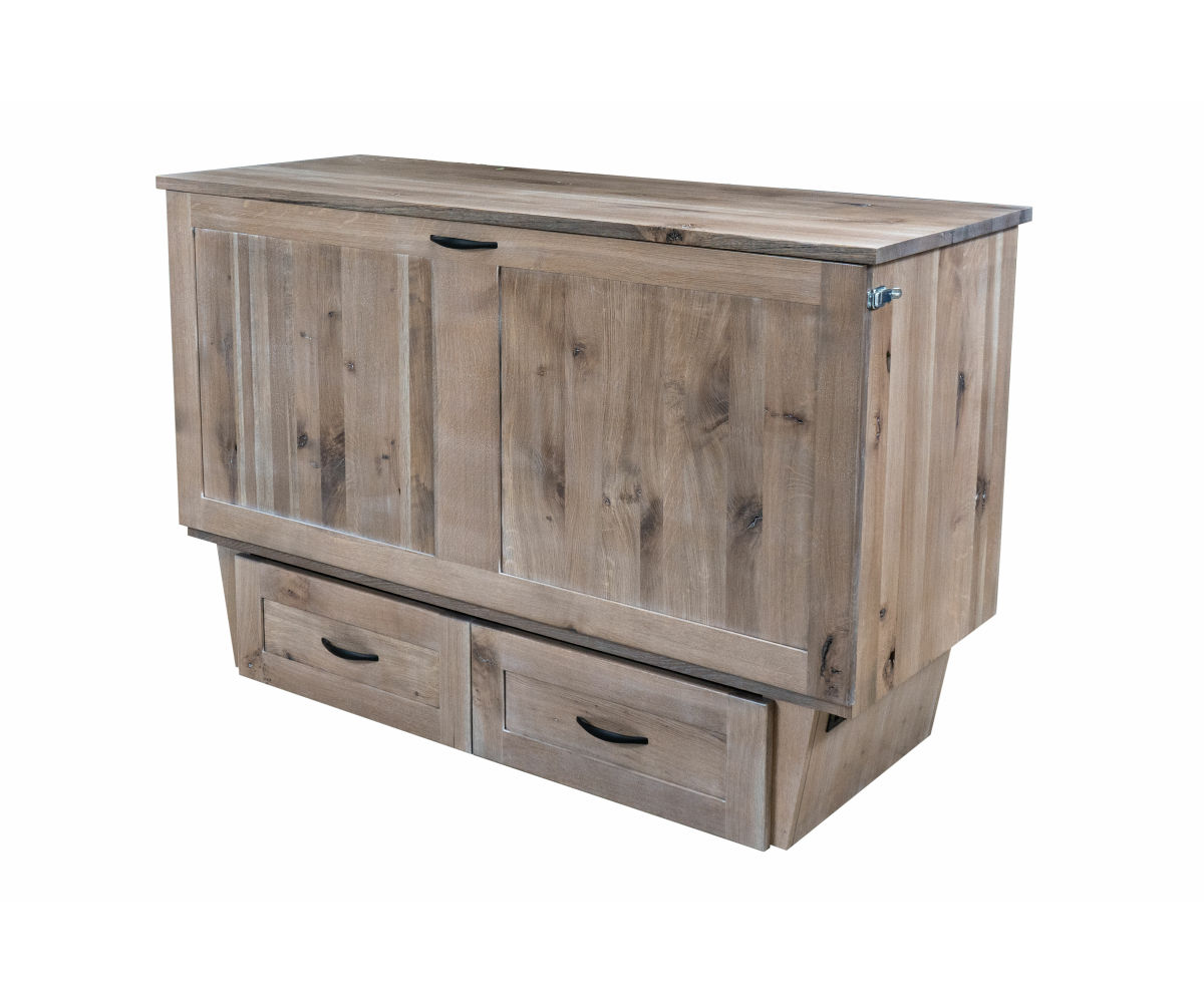 Tri-Fold Dresser Bed | Amish Oak & Cherry | Hickory, NC