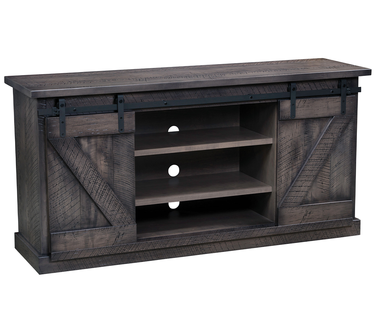 Durango TV Console - 60"W | Amish Oak & Cherry | Hickory, NC