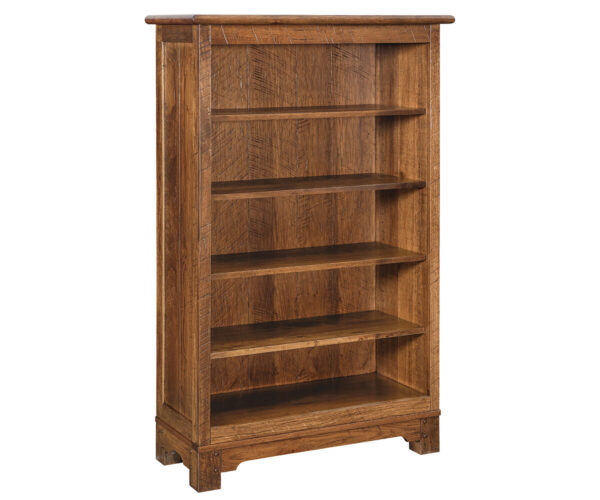 Farmhouse Bookcase - 60"H | Amish Oak & Cherry | Hickory, NC