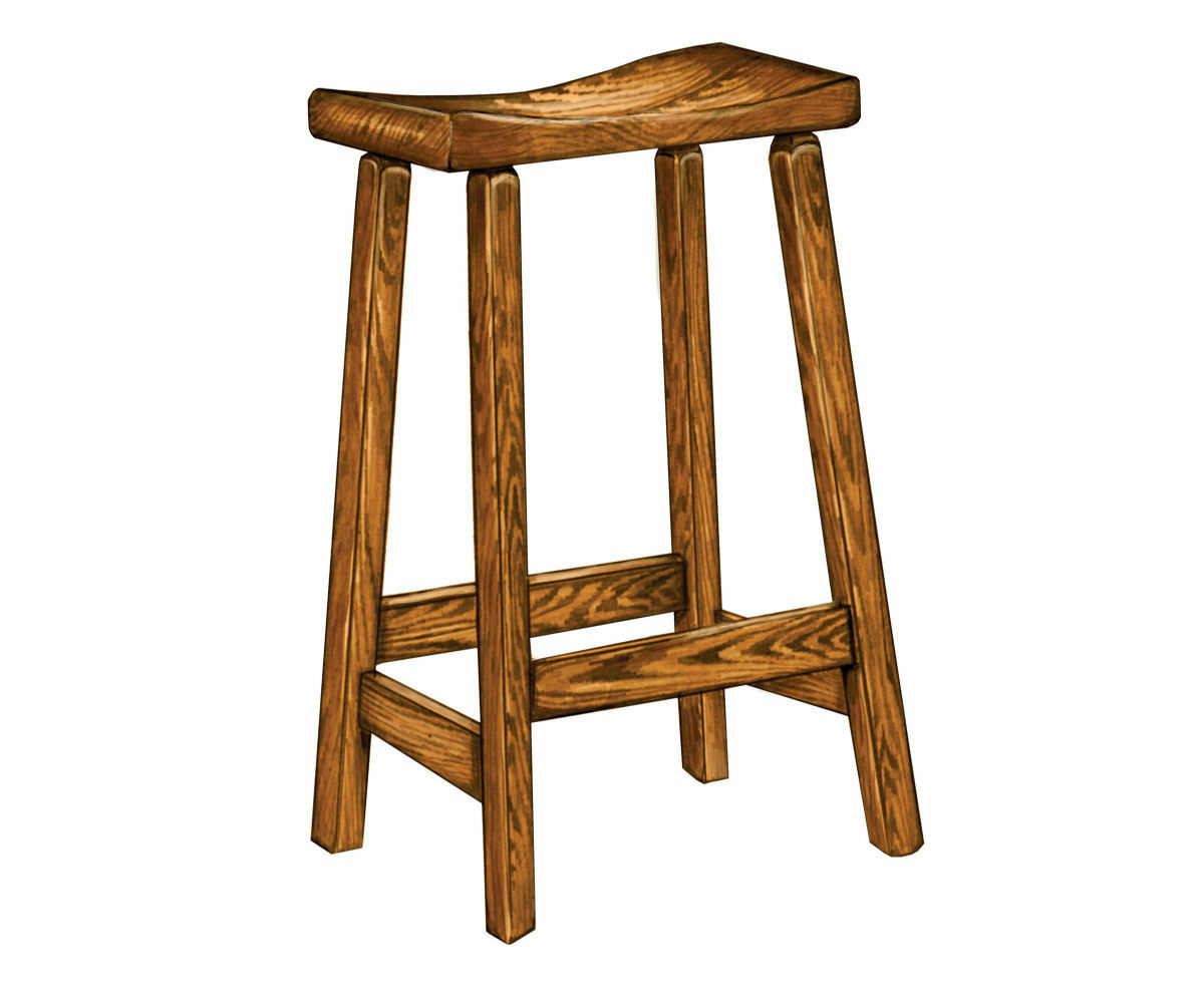 Urban Stool | Amish Oak & Cherry | Hickory, NC