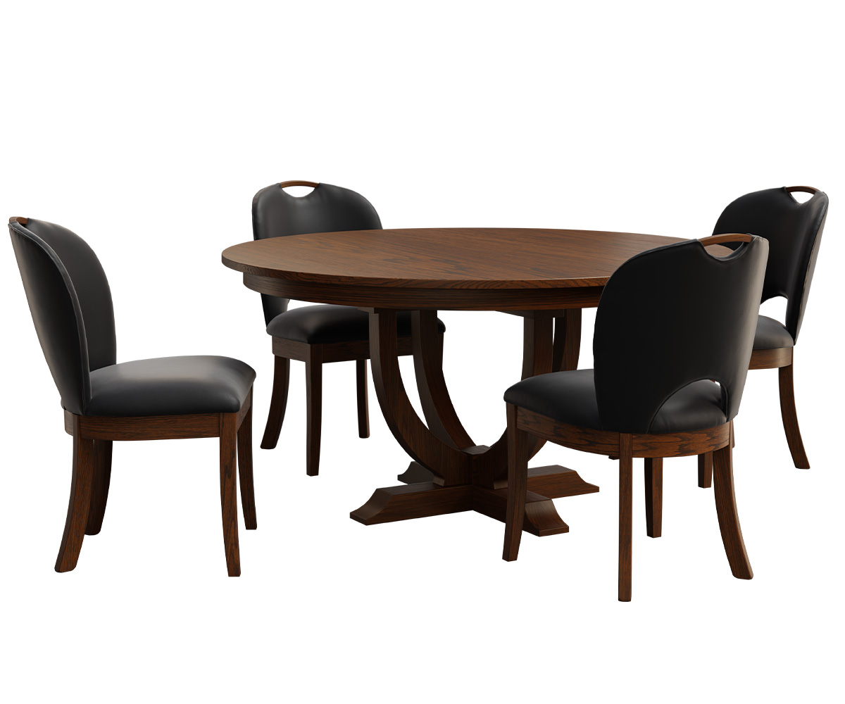 Dove Chair | Amish Oak & Cherry | Hickory, NC