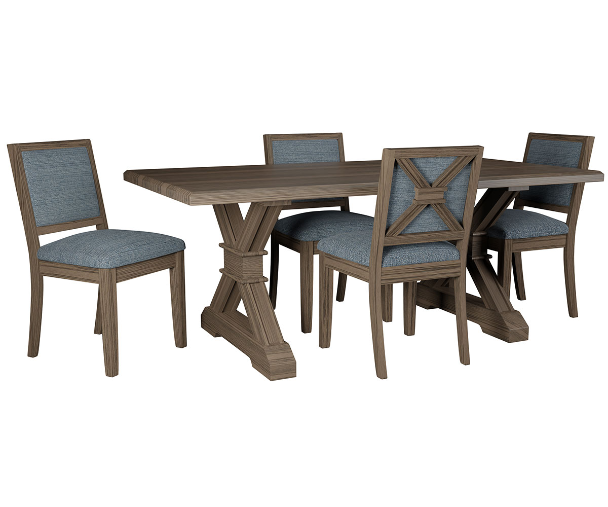 Excalibur Table | Amish Oak & Cherry | Hickory, NC