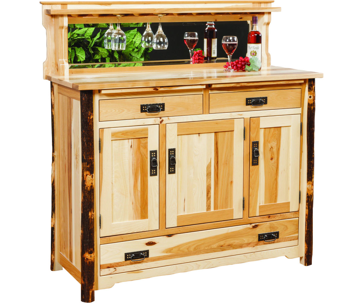 Wine Buffet | Amish Oak & Cherry | Hickory, NC