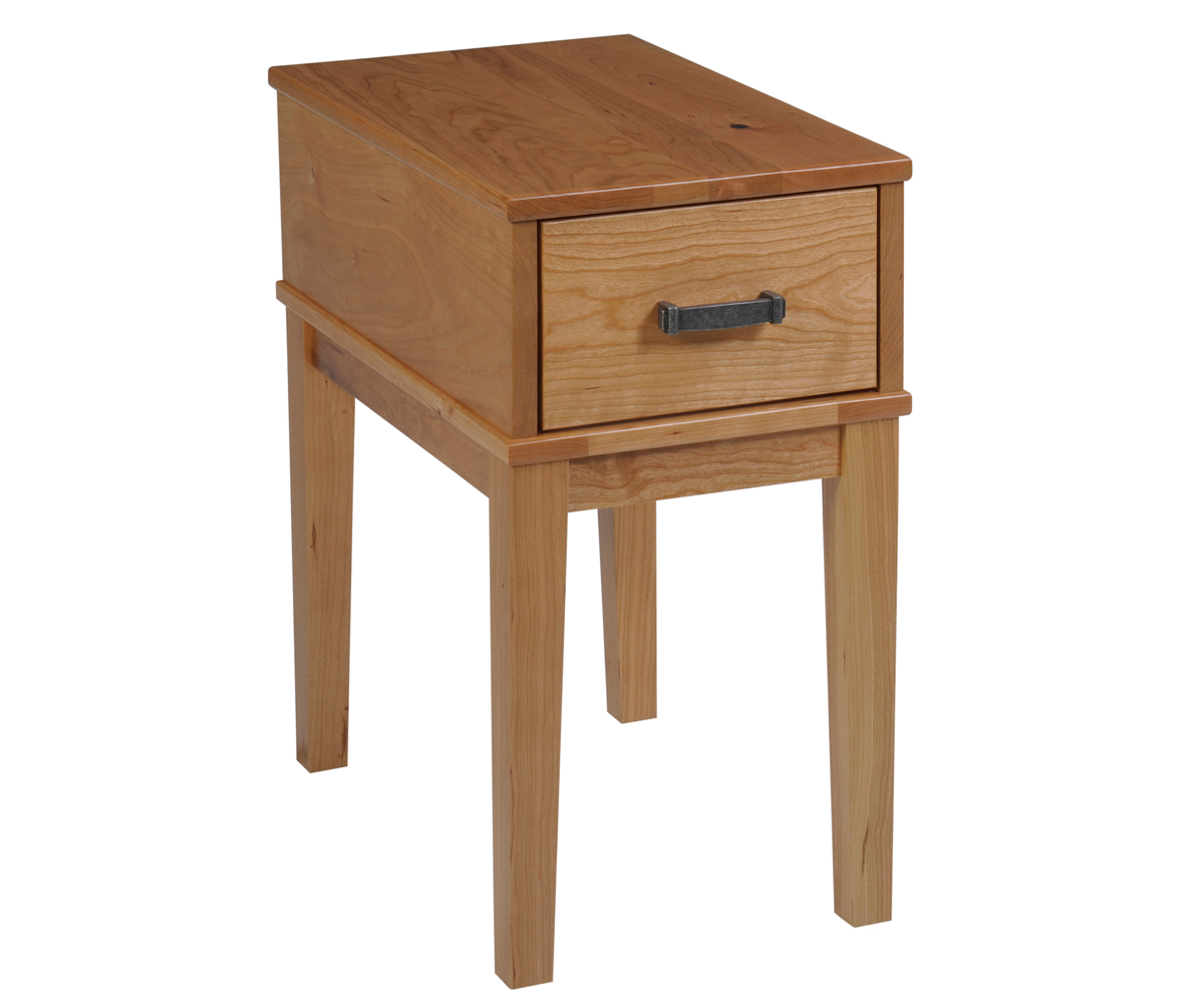 Alpine Chairside Table | Amish Oak & Cherry | Hickory, NC