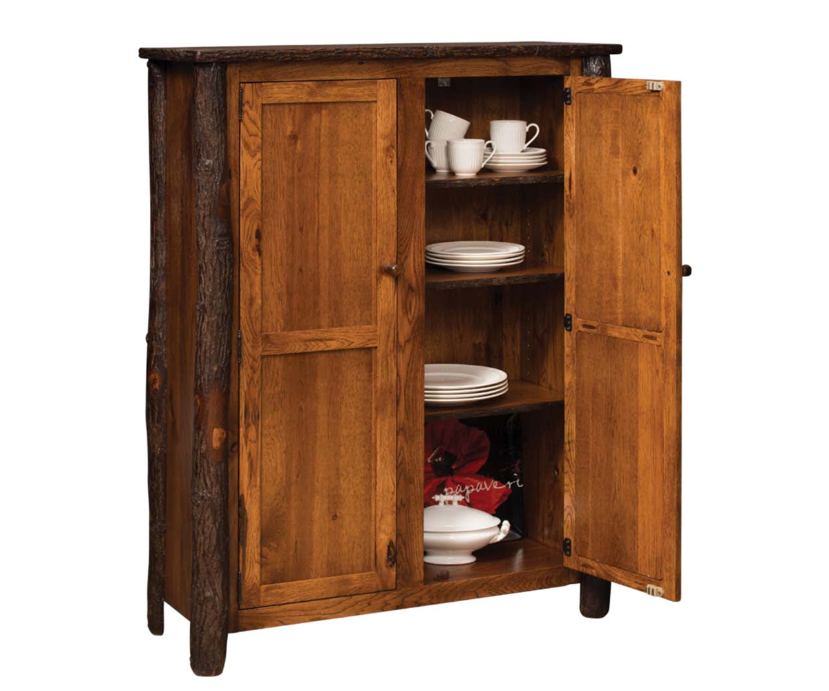 Two Door Jelly Cupboard | Amish Oak & Cherry | Hickory, NC