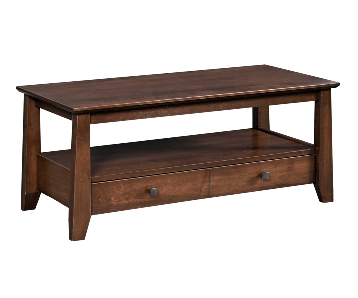 Baltimore Coffee Table | Amish Oak & Cherry | Hickory, NC